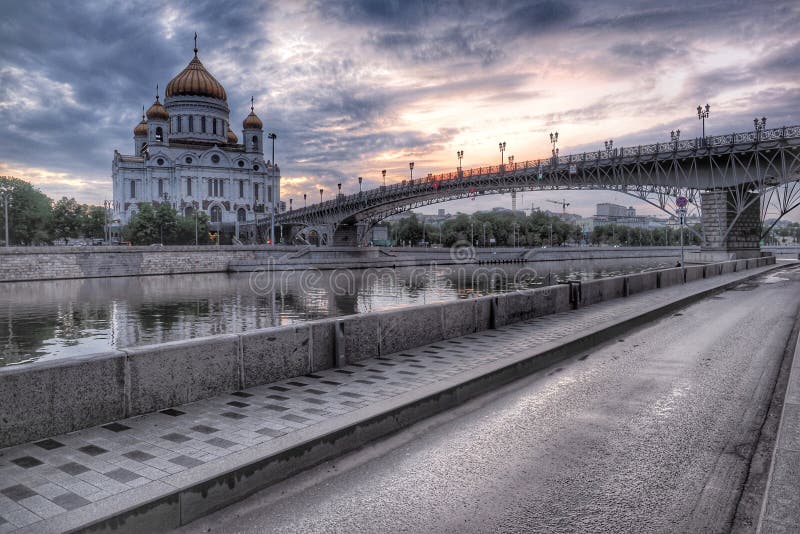 Sunset over the temple stock image. Image of evening - 186090857