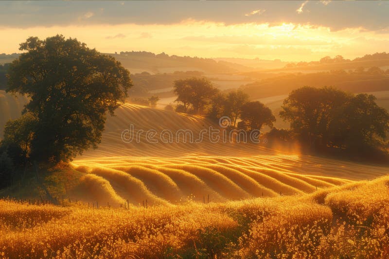 9,011 Ai Generated Twilight Countryside Stock Photos - Free & Royalty ...