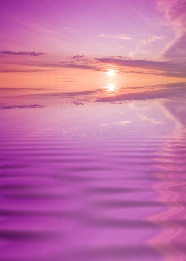 Purple Sunset stock photo. Image of heaven, sunset, shining - 73428
