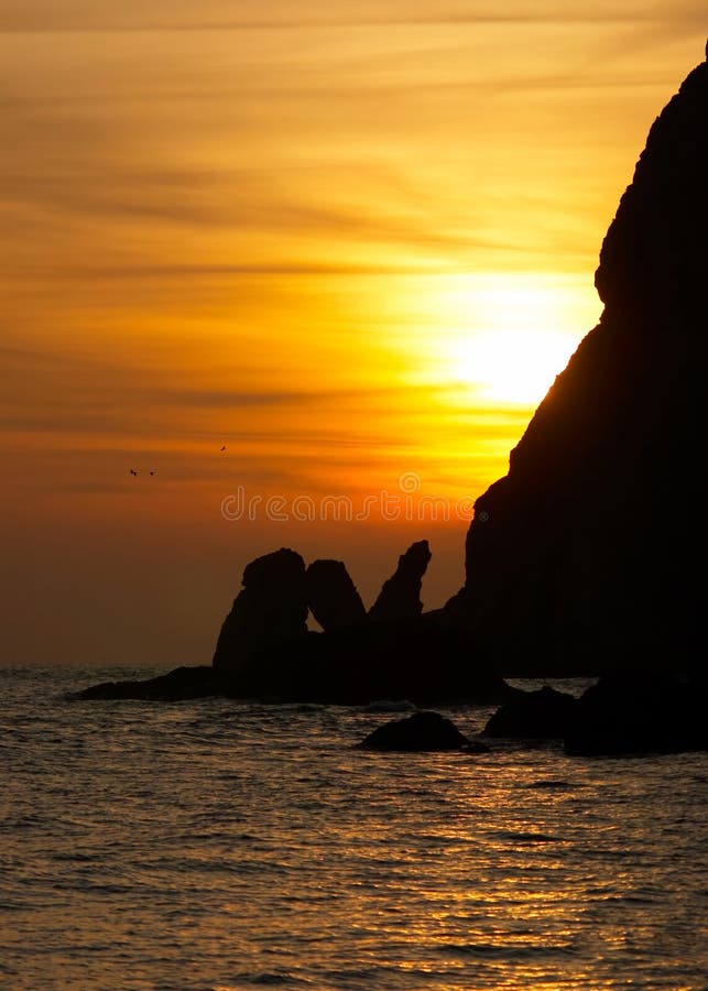 Sunset over water stock image. Image of beach, rendering - 3838549