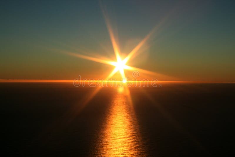 Sunset stock photo. Image of warm, yellow, ocean, purple - 8092676