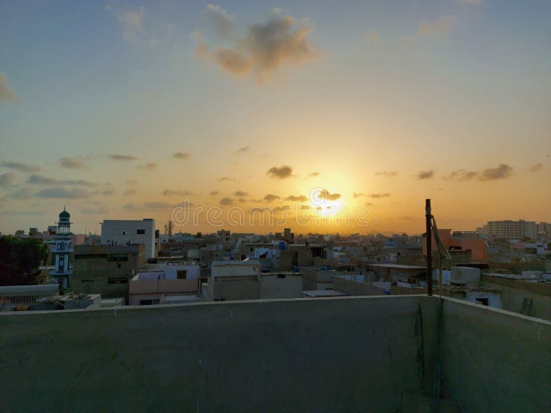 Sunset of Pakistan stock photo. Image of beauty, sunrise - 188109074