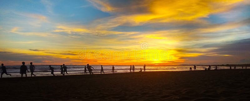 210 Sunset Pangandaran Beach Indonesia Stock Photos - Free & Royalty ...