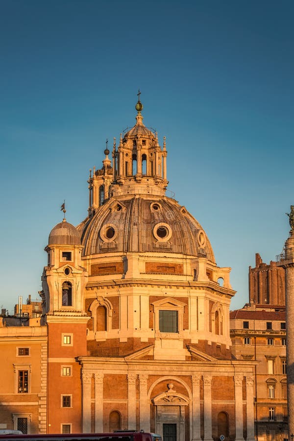 Sunset Pantheon basilica stock image. Image of landmark - 96989415