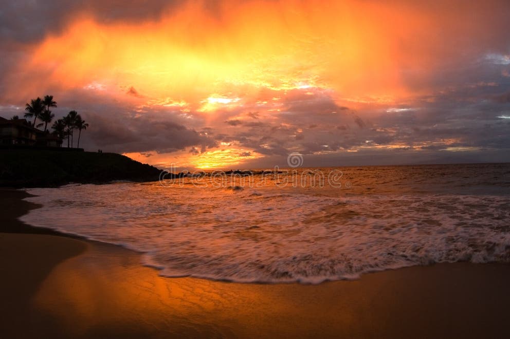 Sunset in Paradise stock photo. Image of island, sunset - 2702540