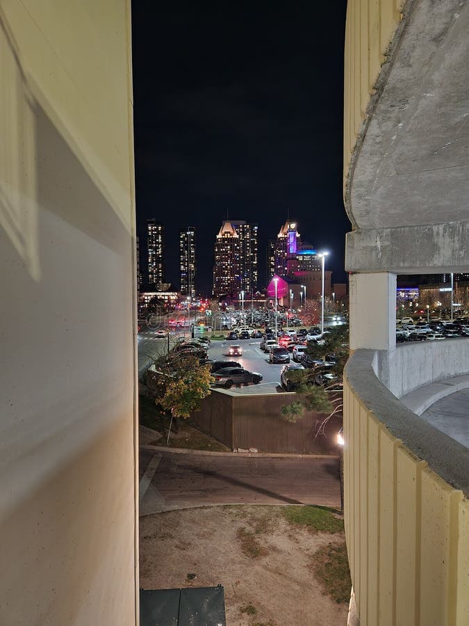 Sunset Parking Deck Corner stock image. Image of wood - 345333323
