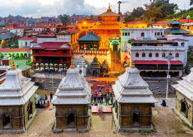 Pashupatinath Temple in Kathmandu, Nepal Editorial Photo - Image of ...