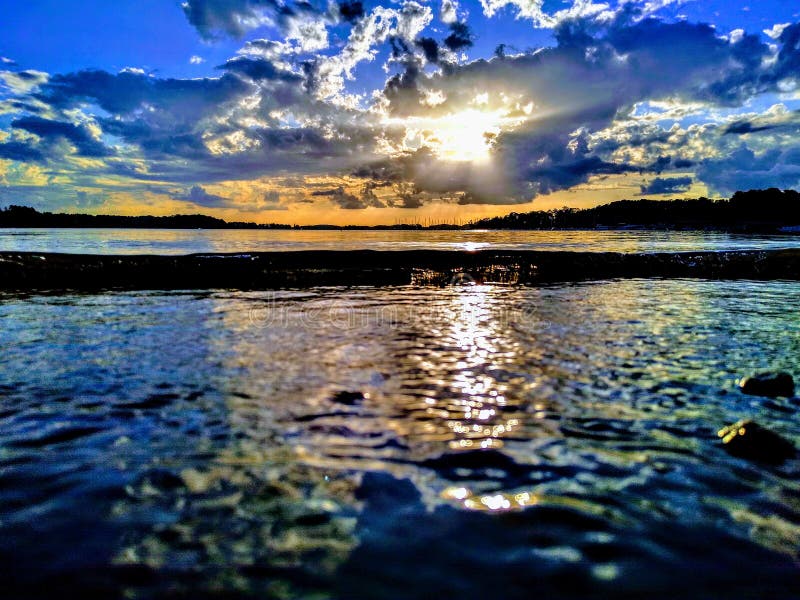 Sunset peeps stock photo. Image of peeps, gods, sunset - 162642796