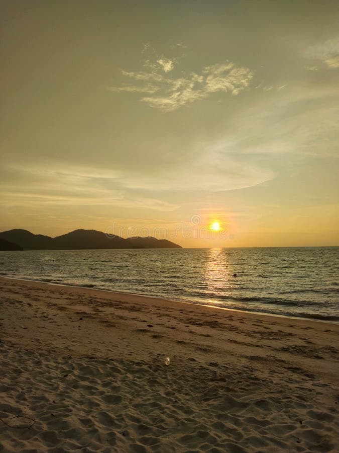 Sunset in Penang City, Malaysia. Stock Photo - Image of peninsular ...