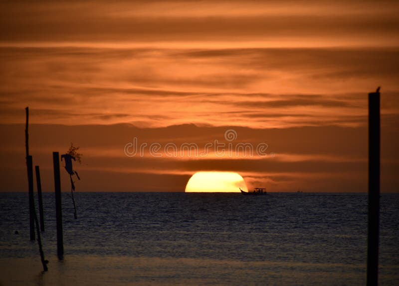 Penang sunset stock image. Image of dusk, horizon, urban - 3148769
