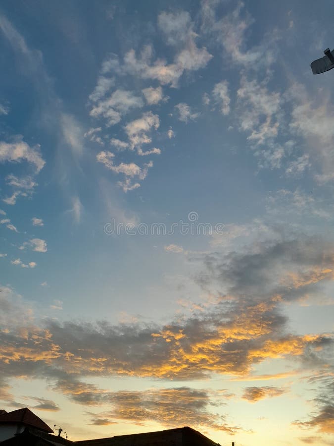 Sunset of penjaringan stock photo. Image of sunset, nature - 283353208