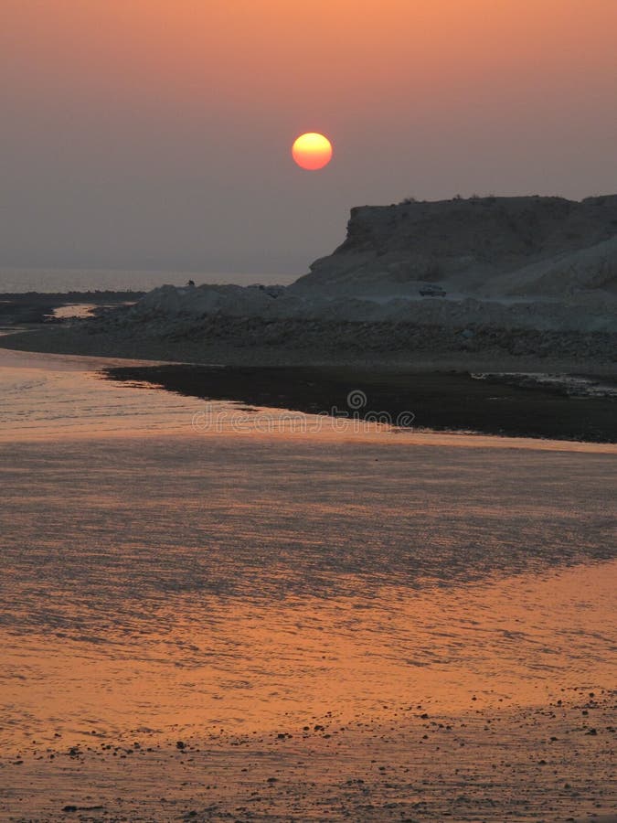 Sunset Persian Gulf stock image. Image of tour, coast - 26640517