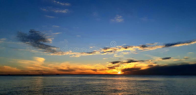 Sunset Off Perth, Western Australia Stock Photo - Image of coast ...
