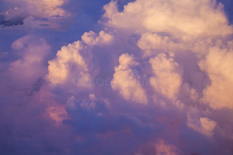 Indigo Sunset Cloudscape stock photo. Image of clouds - 153521362