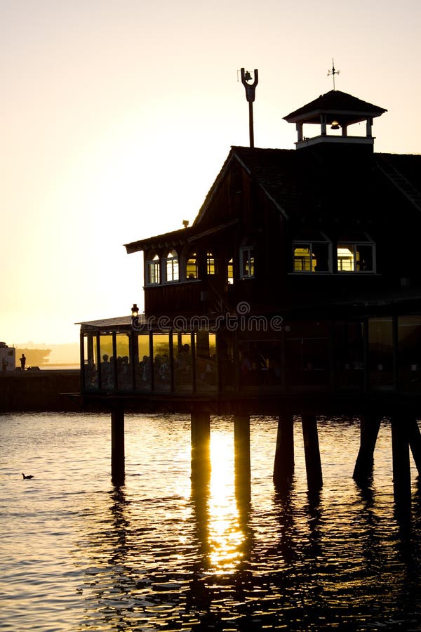 Sunset pier stock image. Image of pier, girl, keys, boardwalk - 10495029