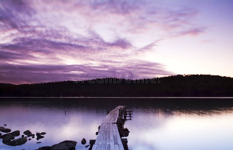Sunset Pier stock image. Image of landscape, coast, serene - 17916979