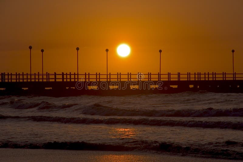 Sunset Pier Picture. Image: 594694
