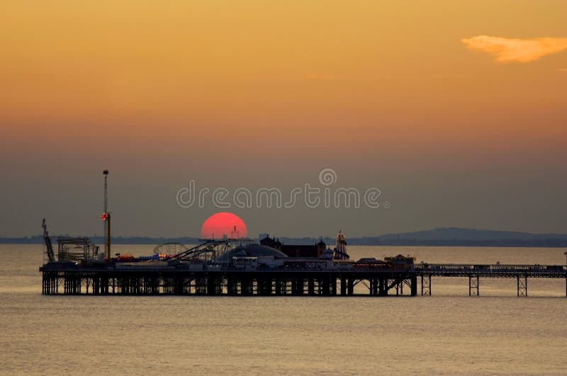 Sunset Pier Picture. Image: 6816187