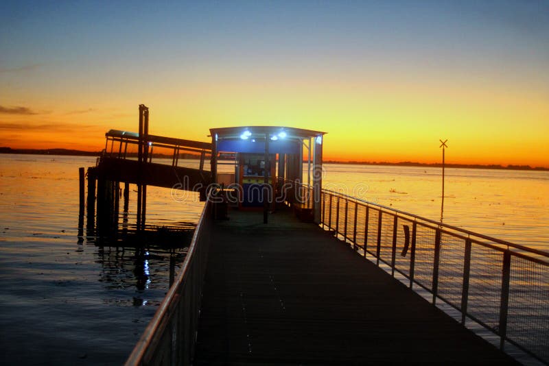 SUNSET at the PIER stock photo. Image of pier, sunset - 190999740