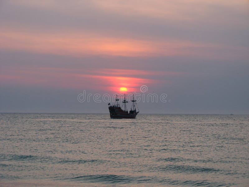 167 Pirate Ships Sunset Stock Photos - Free & Royalty-Free Stock Photos ...