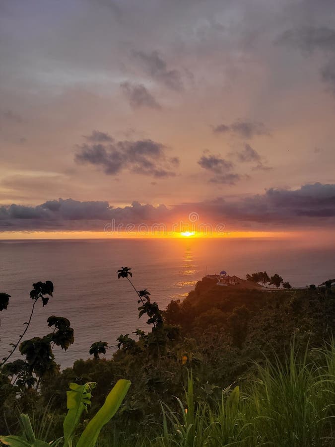 A Sunset at Pitris stock photo. Image of cloud, sunlight - 288775872