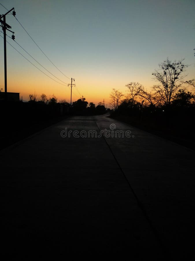 Sunset Point India Nice Look Stock Image - Image of sunset, natural ...