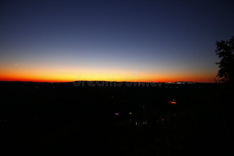 Sunset at Point Lookout, Missouri Stock Photo - Image of missouri ...