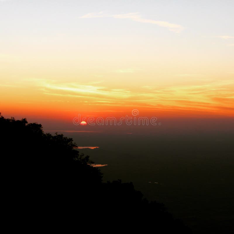 Sunset Point, Mount Abu, Rajasthan, India Stock Photo - Image of ...