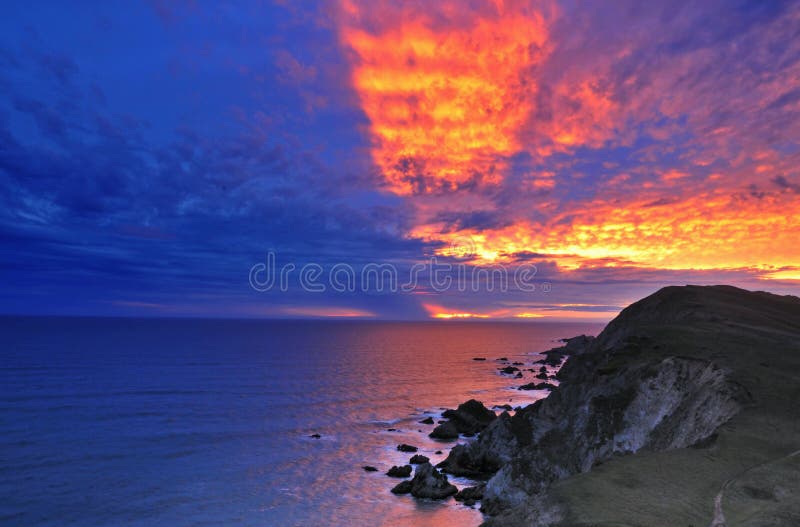 Point Reyes Sunset stock photo. Image of marine, spring - 1459924