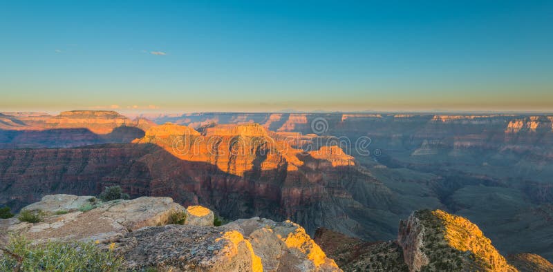 Sunset at Point Sublime, Grand Canyon National Park, AZ Stock Photo ...