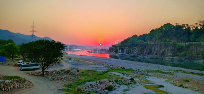 Sunset point stock photo. Image of hill, pradesh, sunset - 151062428