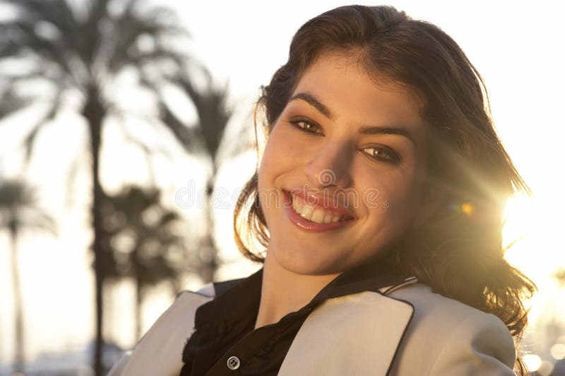 Sunset Portrait stock image. Image of face, environment - 25195877