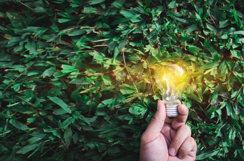 Sunset Power Concept Ecology Elements Energy Sources Stock Image ...