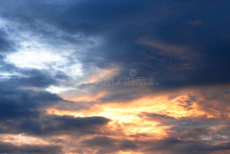 Sunset powerful sky stock photo. Image of clouds, high - 56680220