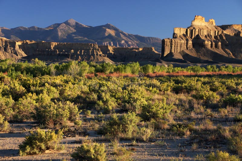 Sunset prairie stock photo. Image of erosion, movie, desolate - 16387038