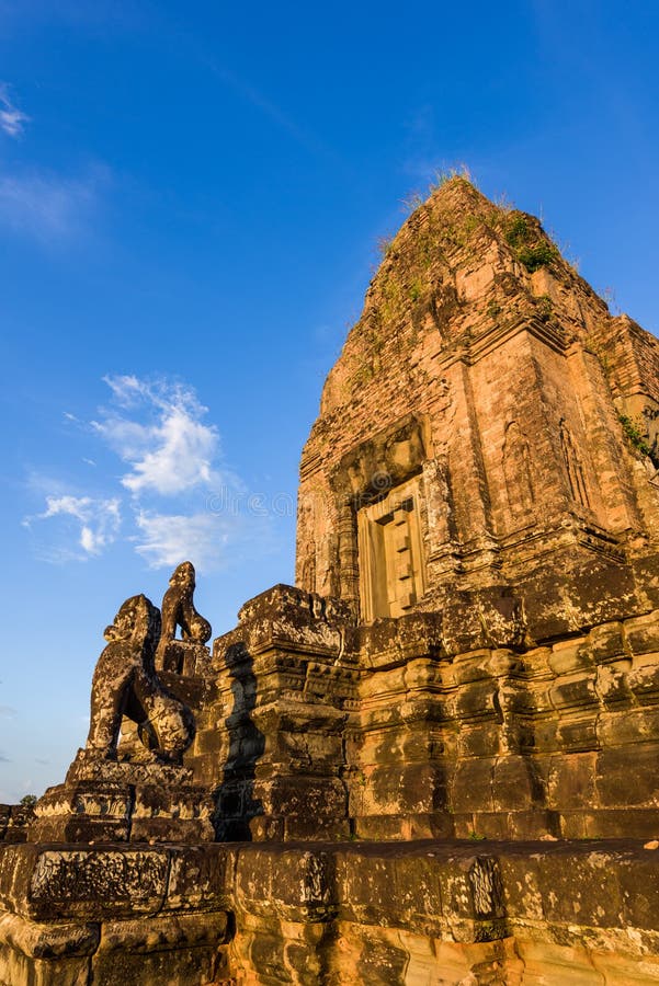 Sunset at Pre Rup Temple stock image. Image of faith - 69184223