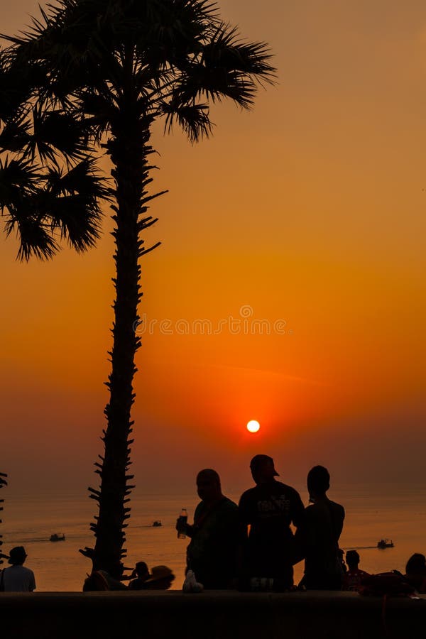 Sunset at Promthep Cape Phuket Thailand Editorial Photography - Image ...