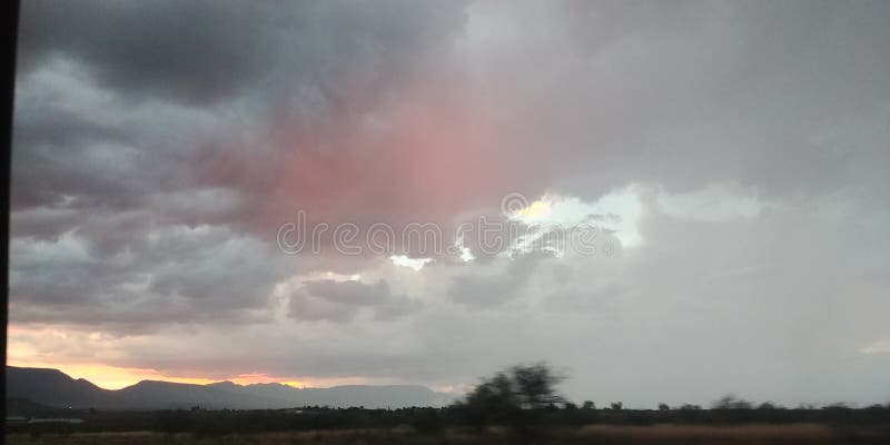 Sunset through rain stock photo. Image of rain, dawn - 100761504