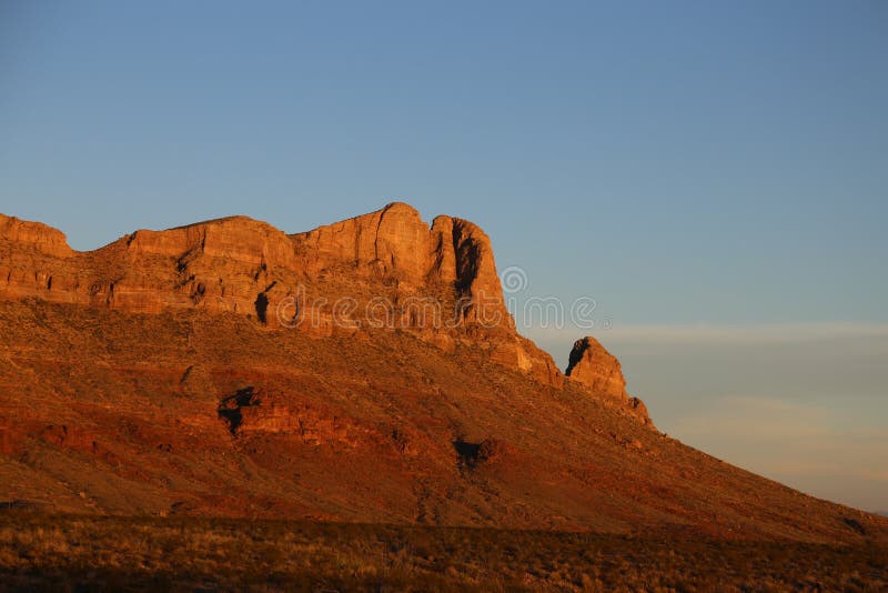 Sunset on the Ranch stock image. Image of sandstone, valley - 71533505