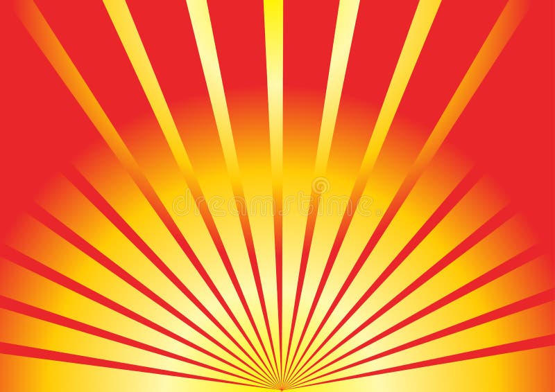 Sunset rays stock illustration. Illustration of fire, rays - 4709195