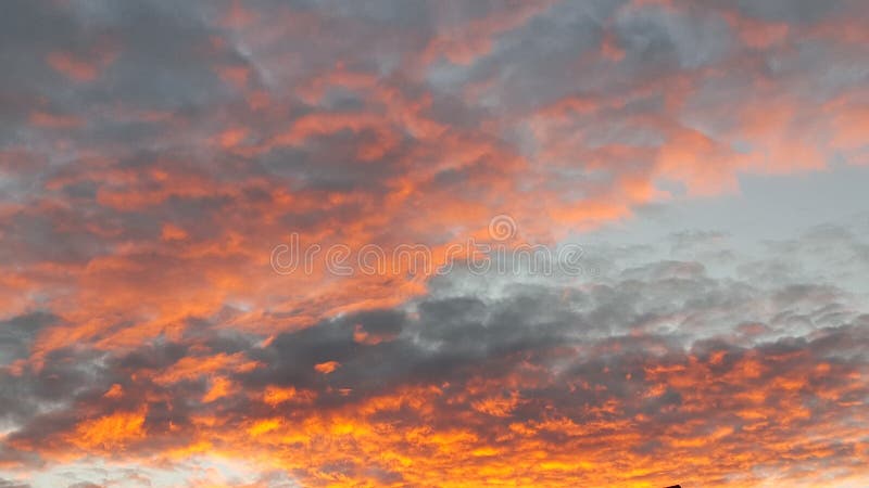 Beautiful Clouds with Red and Blue Undertones Stock Image - Image of ...