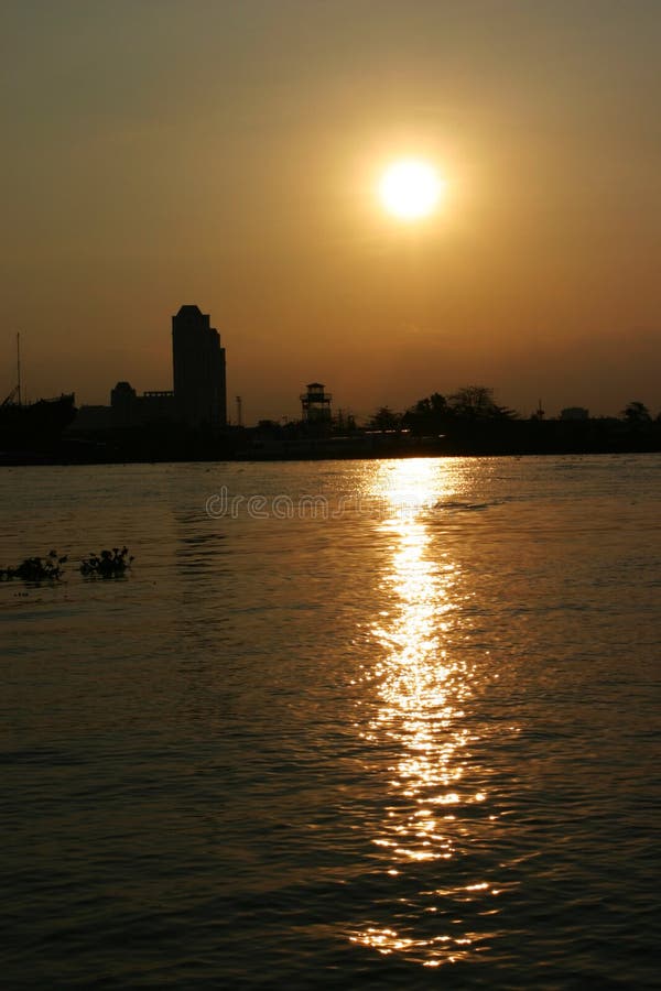 Sunset in the Red river stock photo. Image of beach, ocean - 2069766