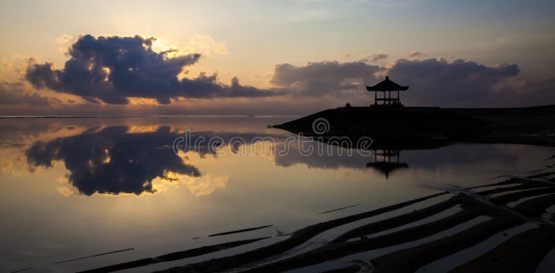 Sunset reflection stock image. Image of scenic, landscape - 27465923