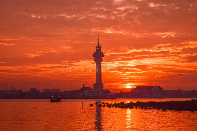 Sunset (Rising Sun in the Morning) Stock Photo - Image of exotic ...