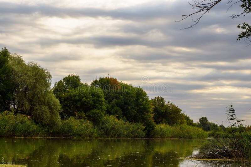 Sunset on the River Don in Russia in June Stock Photo - Image of meuse ...