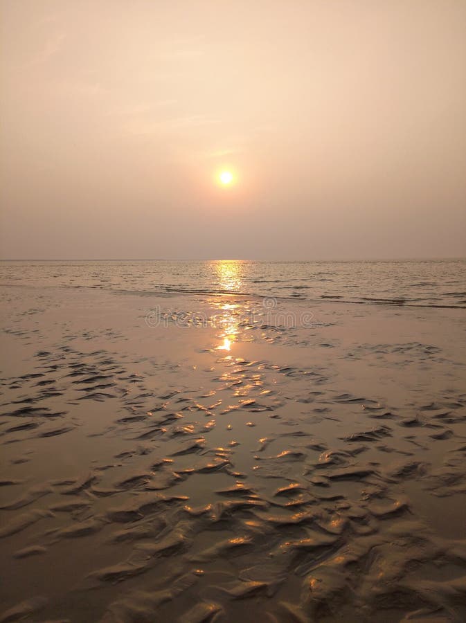 Sunset at river Padma stock photo. Image of sunset, padma - 165656324