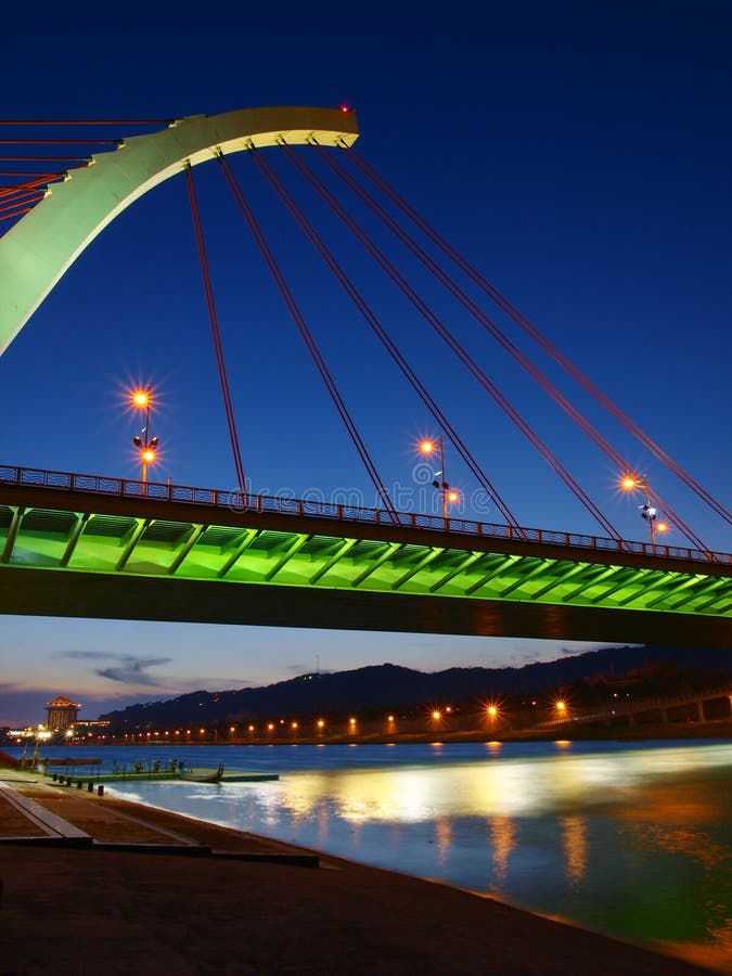 Sunset in riverside stock image. Image of gold, lamp - 11901989