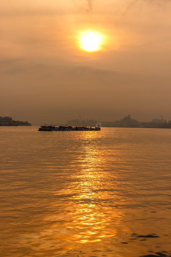 Sunset at riverside stock image. Image of night, evening - 29871519