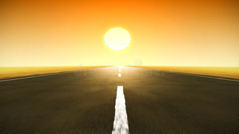 Sunset Road Loop. stock footage. Video of rush, blur - 65385642