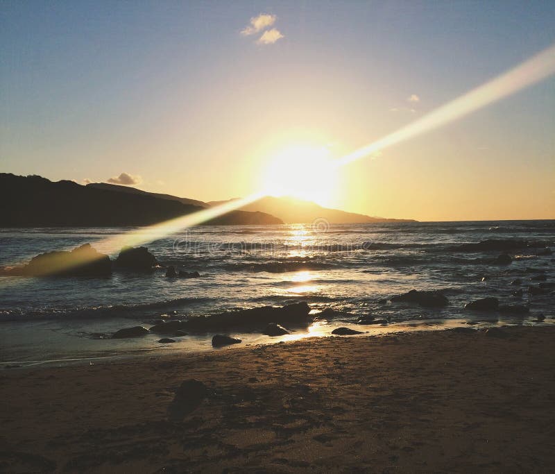 Sunset rocks editorial stock photo. Image of nature, sunset - 71117863